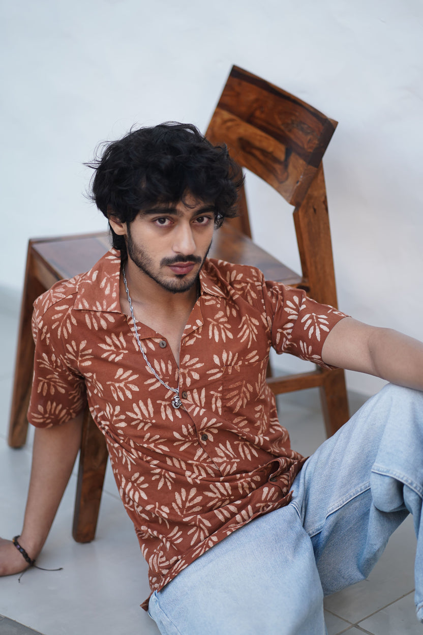 BAGRU PATTI SHIRT – Tatvam - Crafted In India